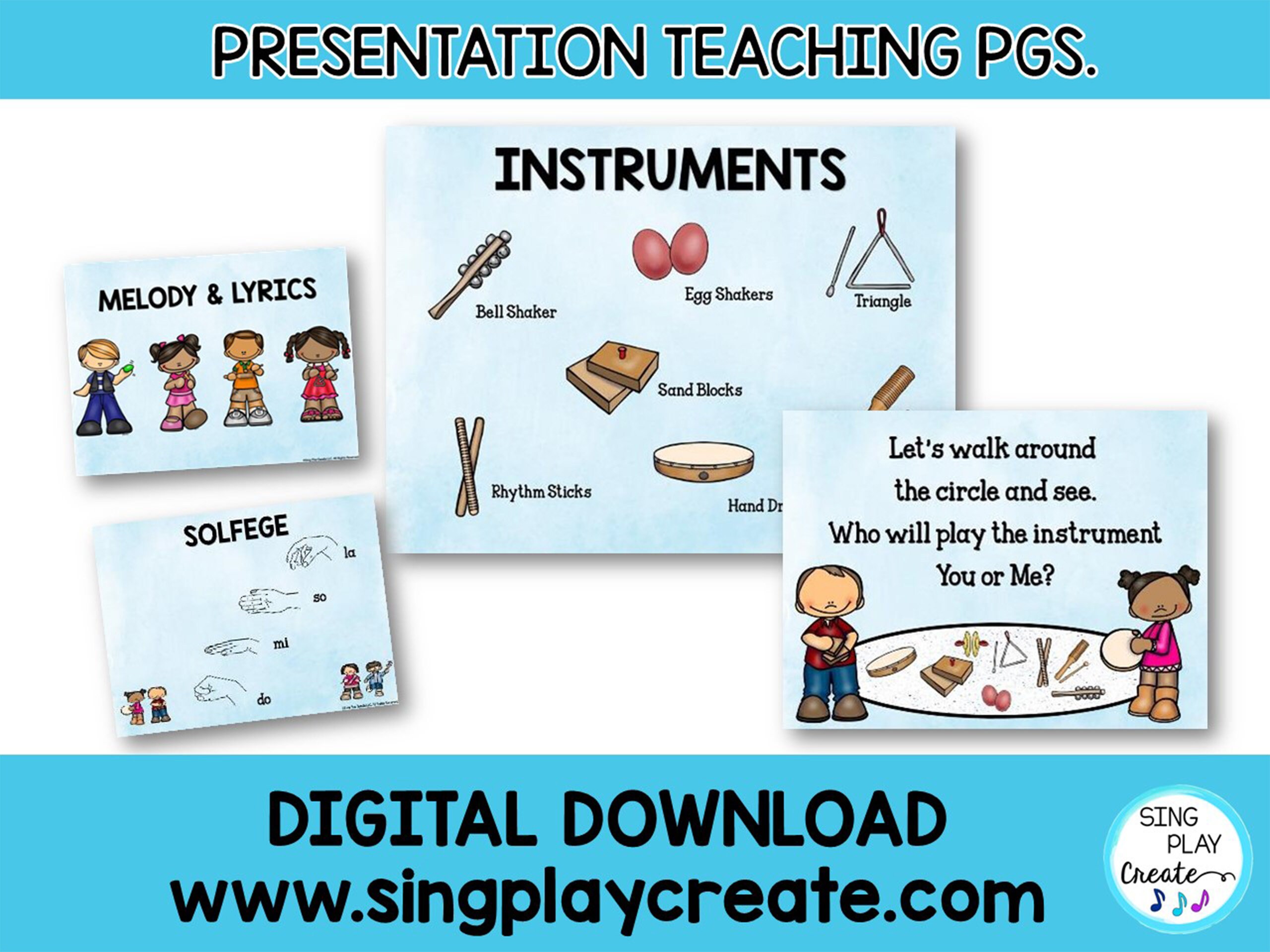 Instrument Game Song Orff & Kodaly Music Lesson: who Will Play the ...