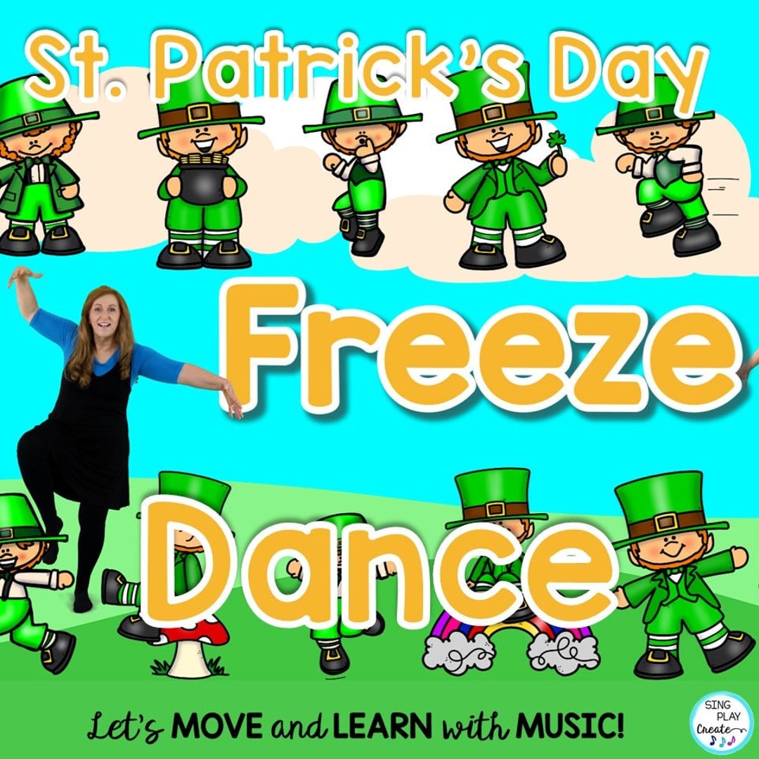 St. Patrick's Day FREEZE DANCE Brain Break Movement - Etsy