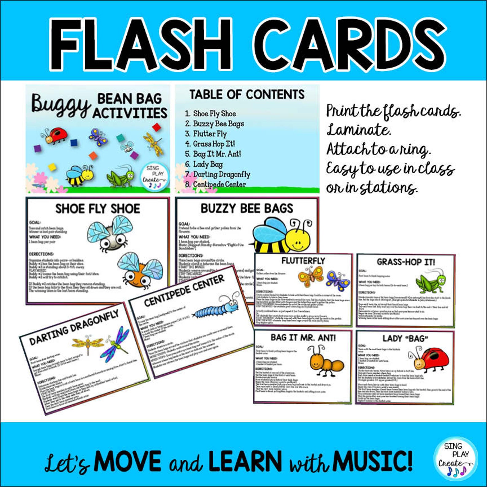 Bean Bag Buggy Bean Bag Activities and Games for Preschool, Music and ...