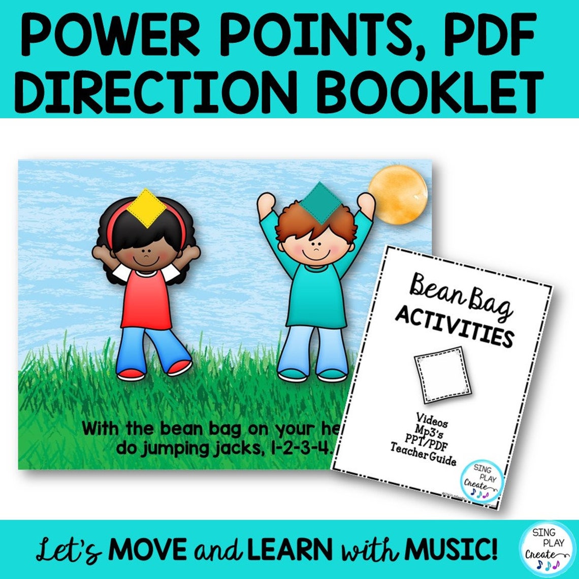 Bean Bag Activity Songs and Games for Brain Breaks, Team Building ...