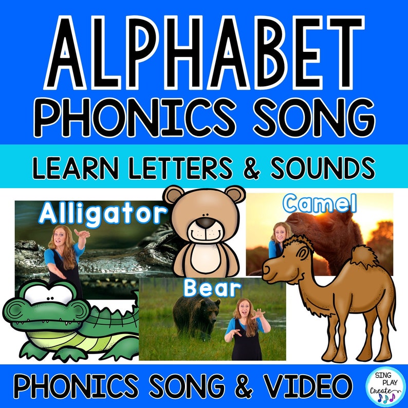 Animal Alphabet Letter Phonics Identification and Sounds Song and ...