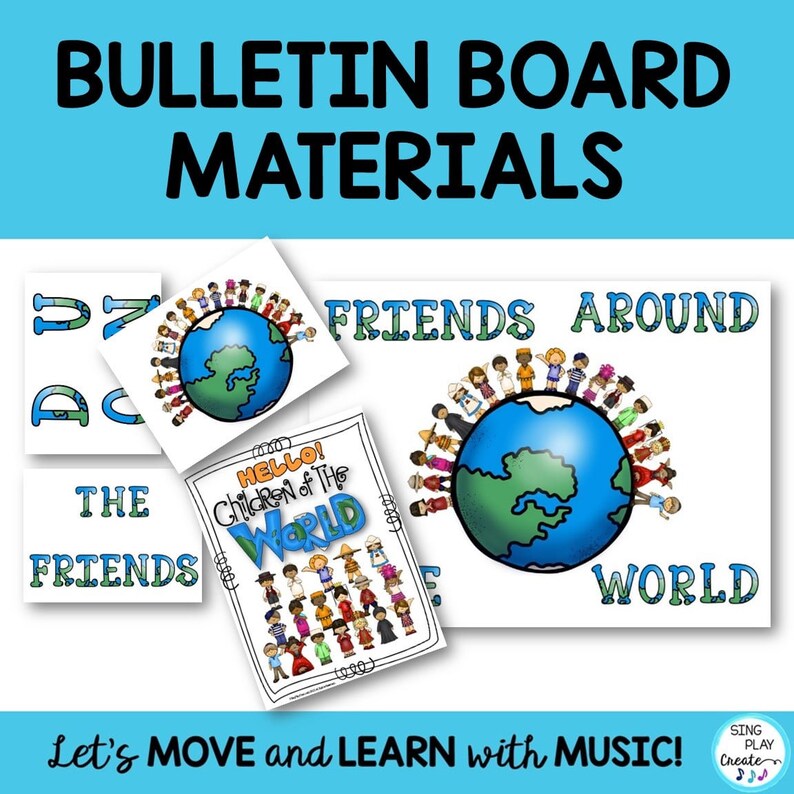 Around the World Classroom Décor Set - Etsy