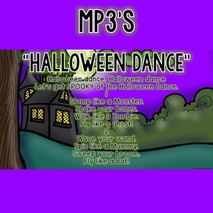 Halloween Action Song halloween Dance: Music Tracks and Coloring Page ...