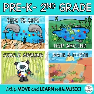 Bean Bag Animal Activities Animal Theme: Music, PE, Preschool and ...