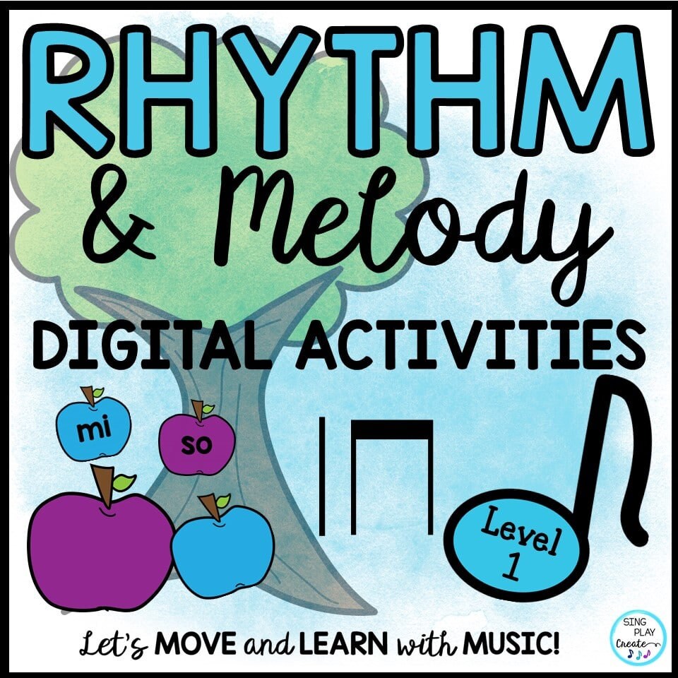 Music Rhythm and Melody Drag and Drop Digital Lesson and Activities ...