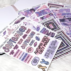 Princess Academia September // Matte Journal Stickers - Etsy