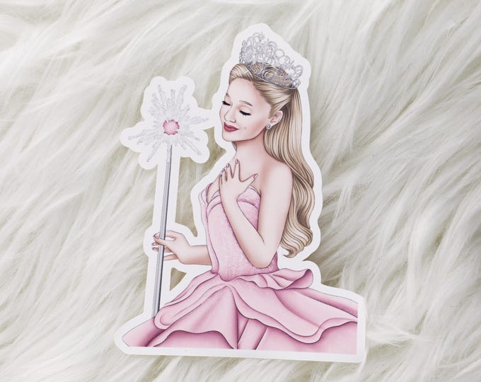 Glinda the Good Bitch Sticker- Miss Pinkerbell Glinda Present, Funny ...