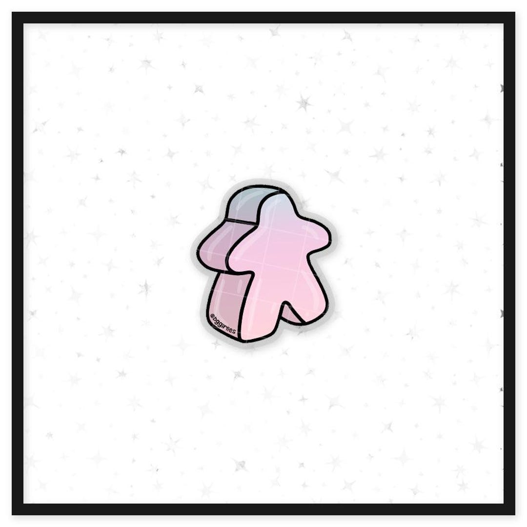 Meeple Bggirlies // Clear Vinyl - Etsy