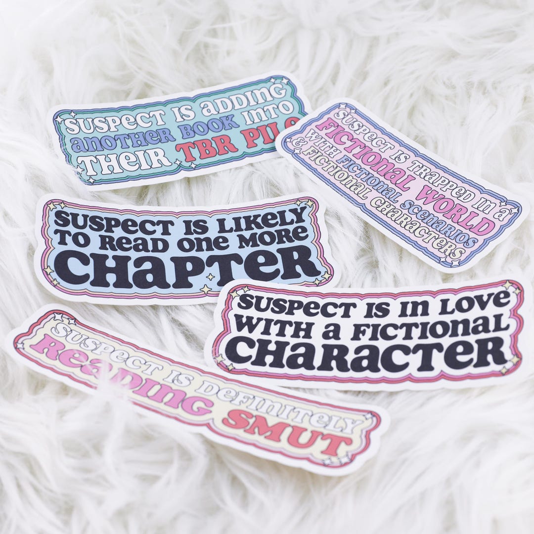 Suspect Is.. // Large Matte Deco Sticker for Journals - Etsy