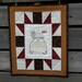 Primitive Patchwork Small Quilt, "house on the Hill" Machine ...