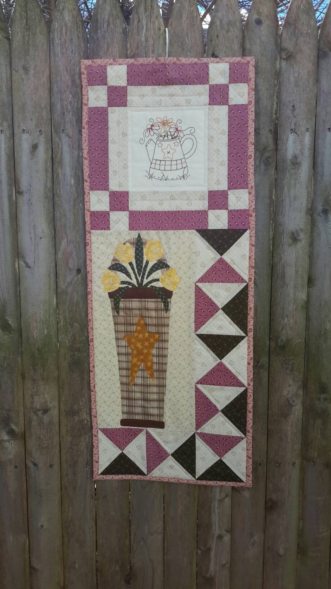 Hello Spring Door Banner, Spring Banner, Spring Decor, Spring Quilt ...