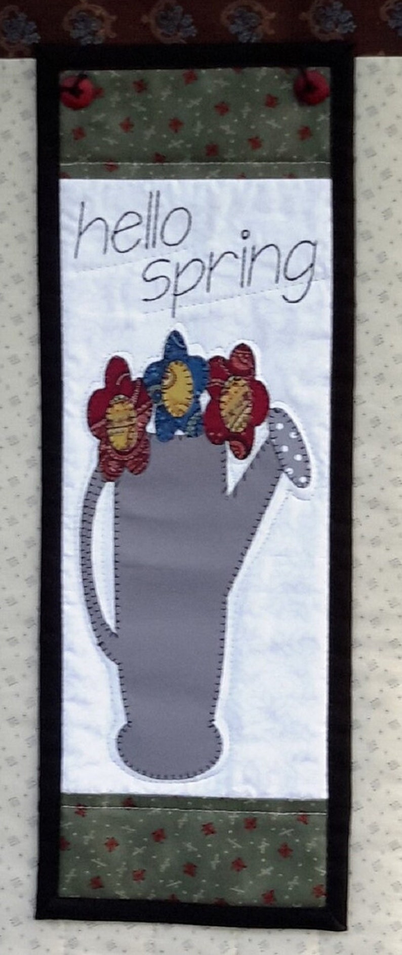 Mini Quilt Flags Add on for Welcome Signpost or Sheep Door Banner Base ...