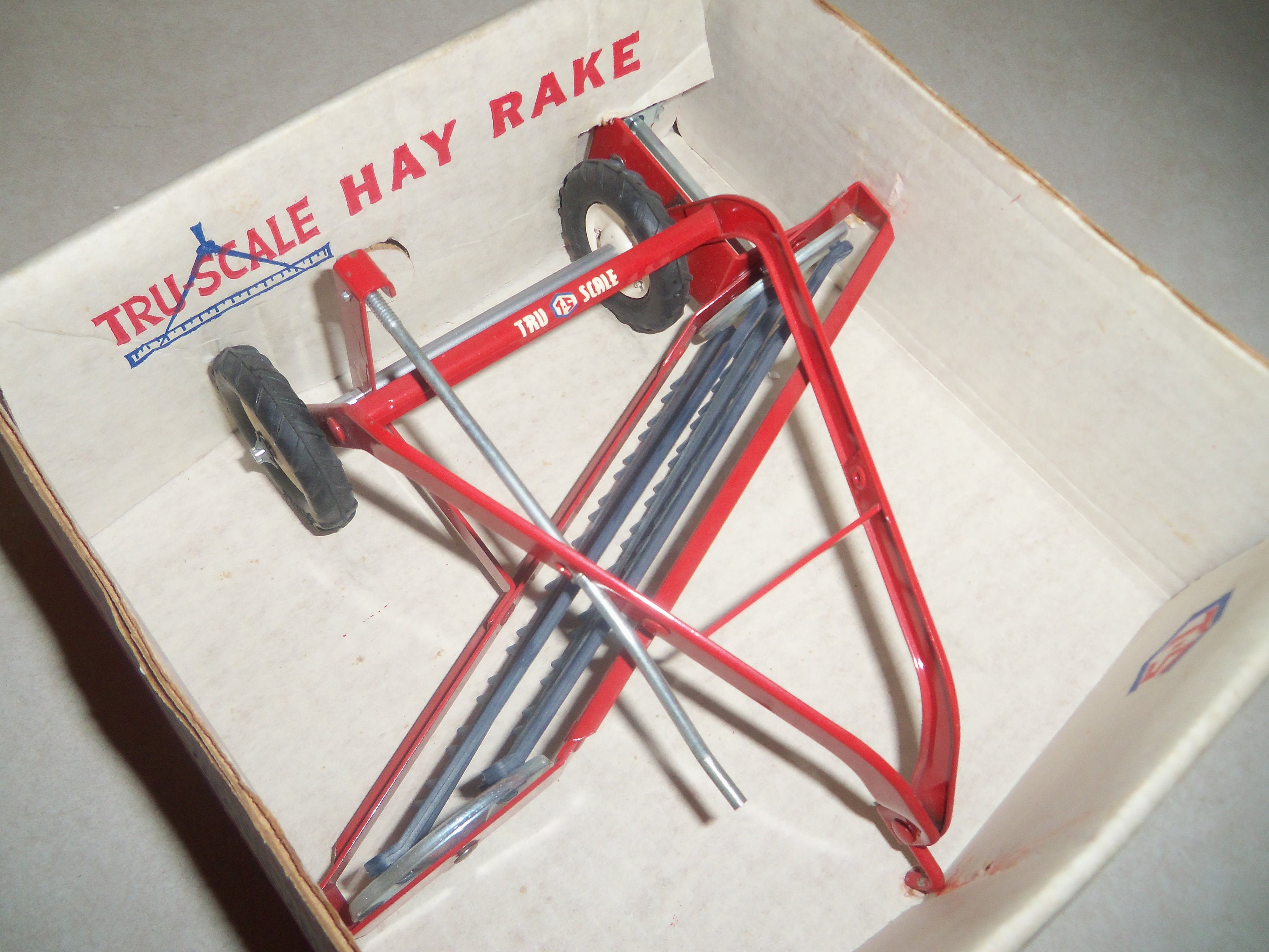 Carter Tru Scale Hay Rake in Box Vintage Farm Toy - Etsy