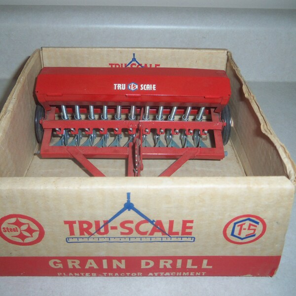 Vintage Grain Drill - Etsy