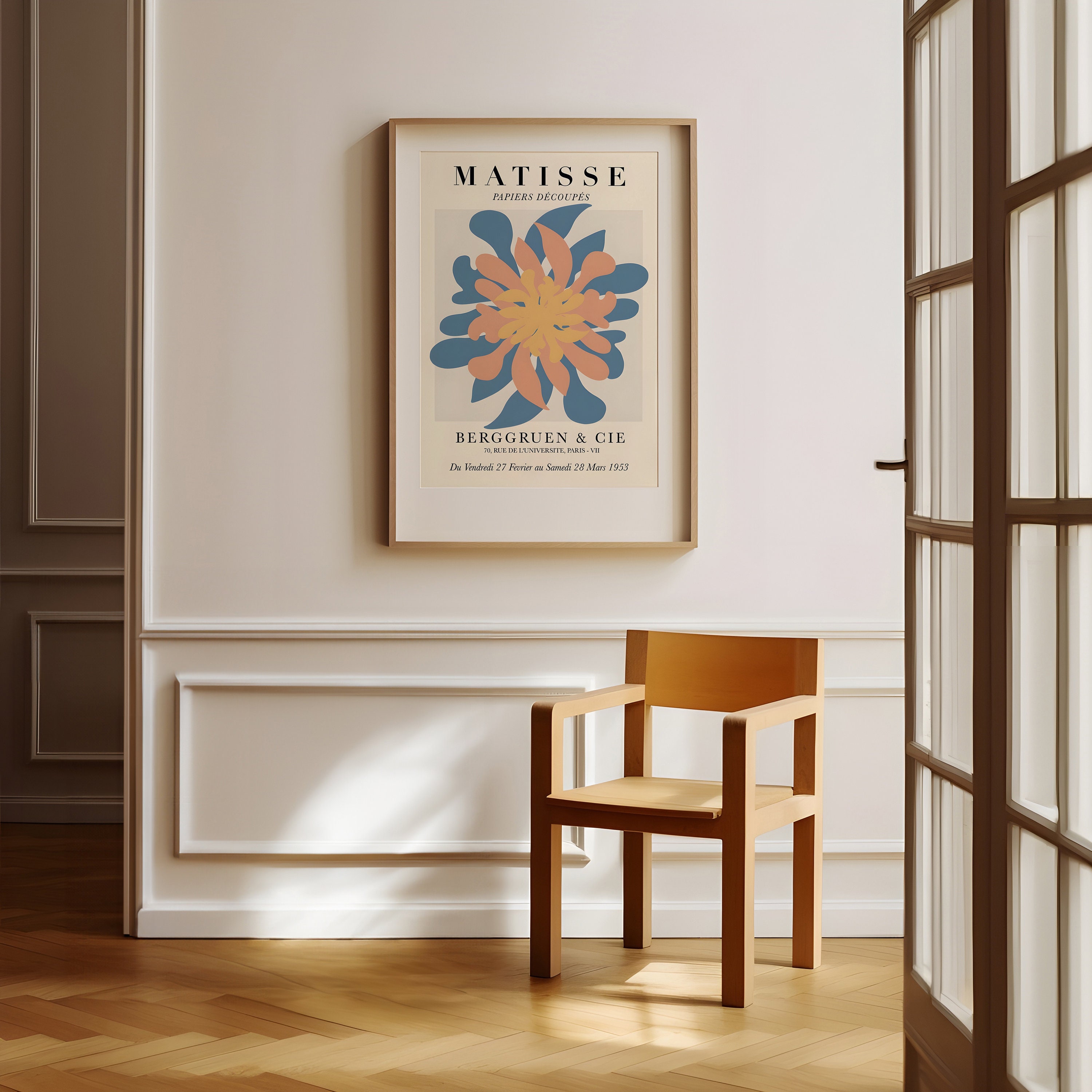 Matisse Berggruen & Cie Exhibition Print: Abstract Floral Wall Art - Etsy
