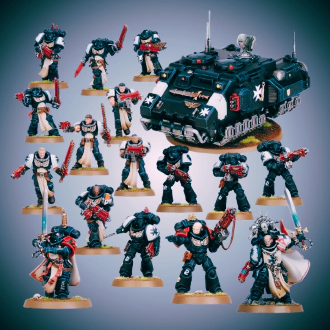 Black Templar Stl Pack , Combat Patrol Stl , Space Marine Stl , Templar ...