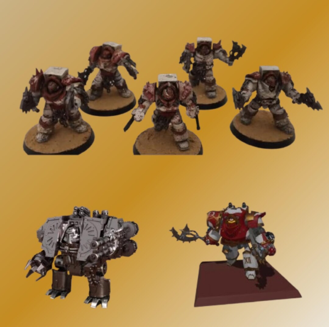 World Eater , Stl Pack , World Eater Terminators , Golden Days Stl ...