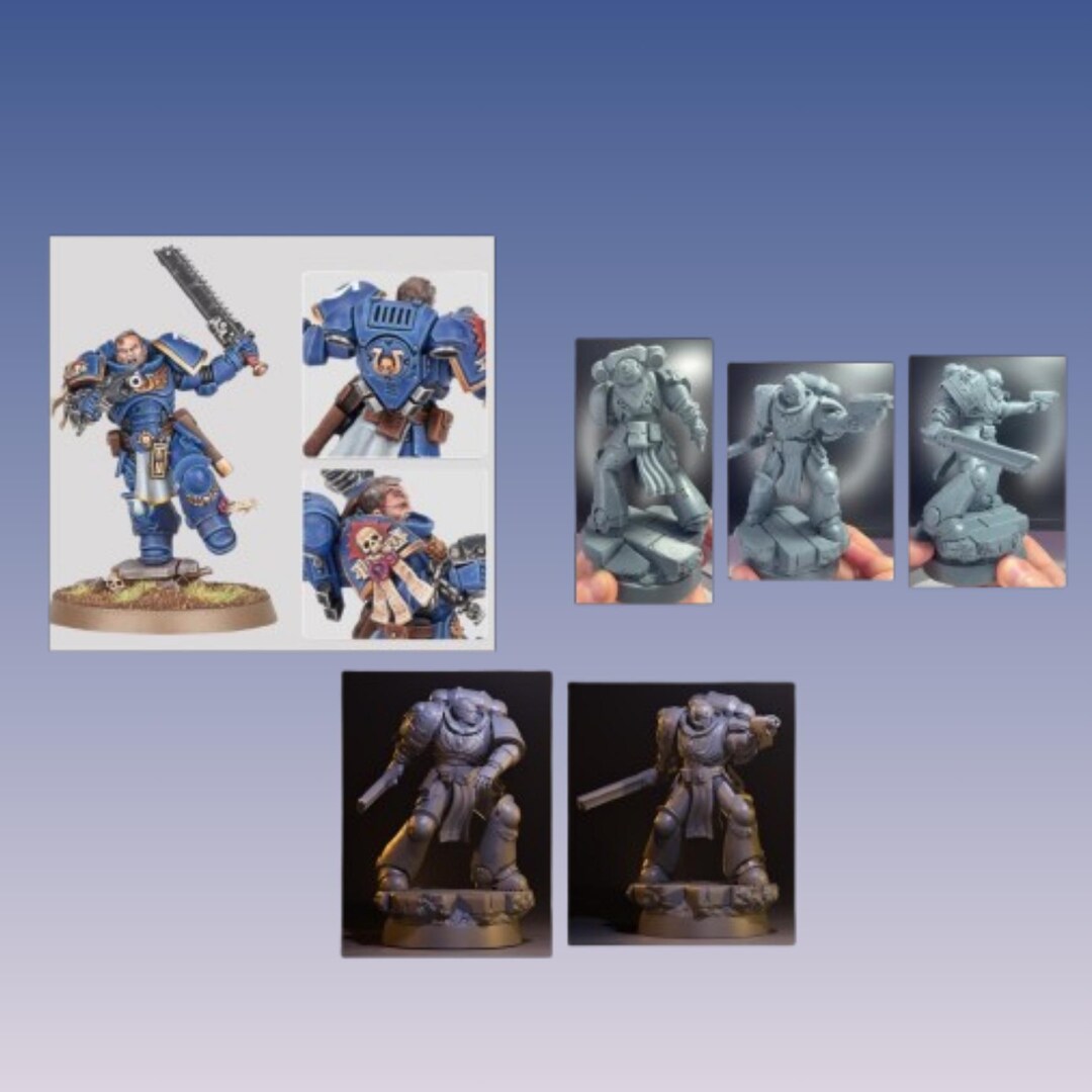 Marine Titus Stl Pack , 3d Stl Files , Marine Titus Squad , Space ...