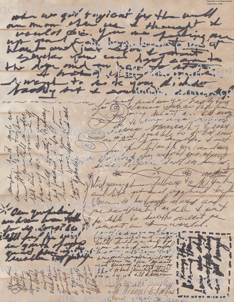 Paperintables (TM) Eric Hill Papercraft Studio Digital Full Page ...