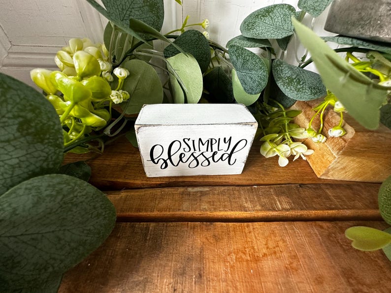 Inspirational Sign Blocks, Motivational, Desk Decor - Etsy