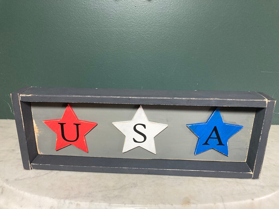 USA Patriotic Sign, Patriotic Decor - Etsy