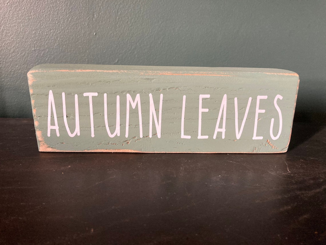 Rae Dunn Inspired Fall Blocks-dunn Lovers-home Decor-fall-tiered Tray ...