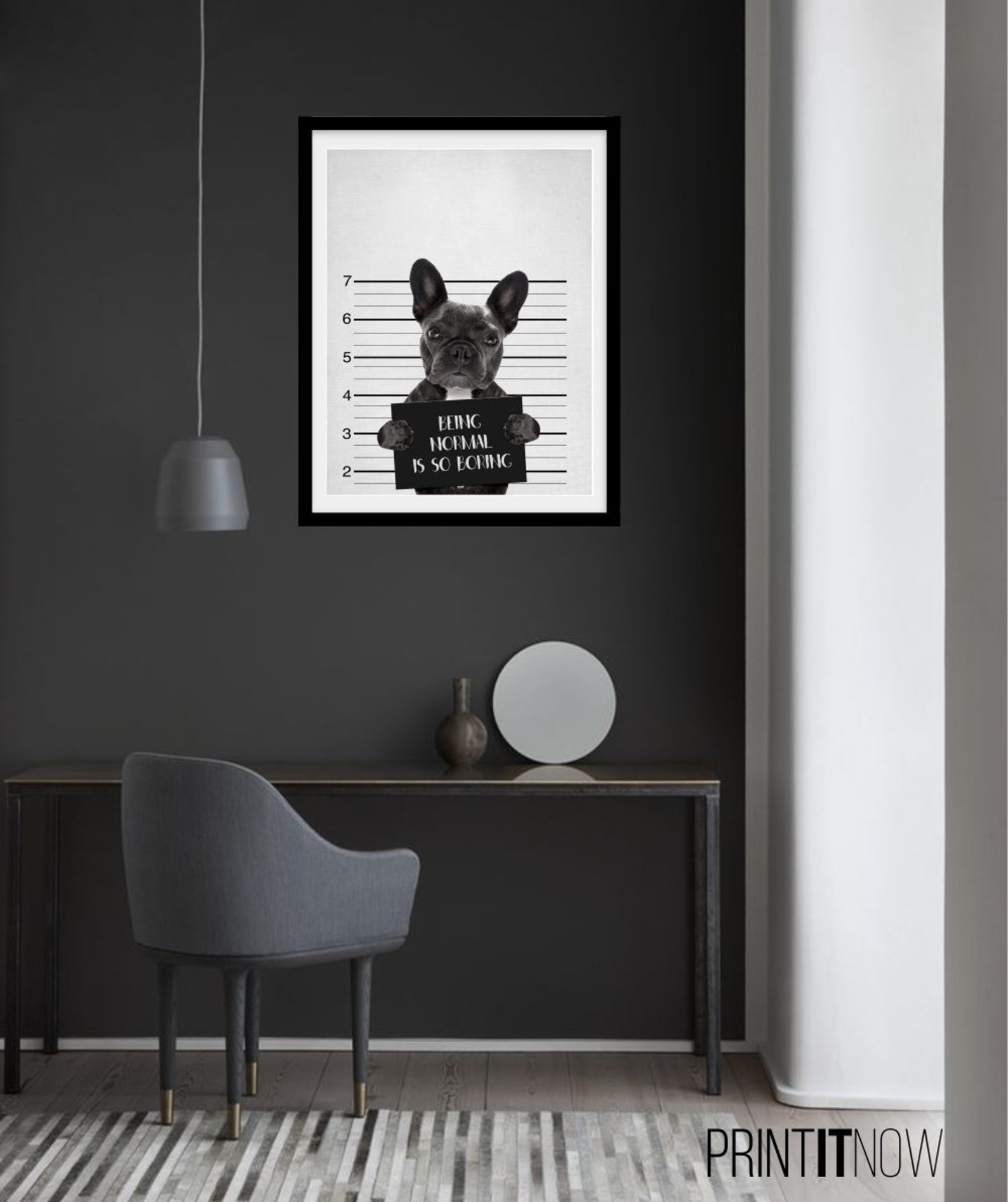 Dog Print Animal Wall Decor Art Large Printable Poster - Etsy