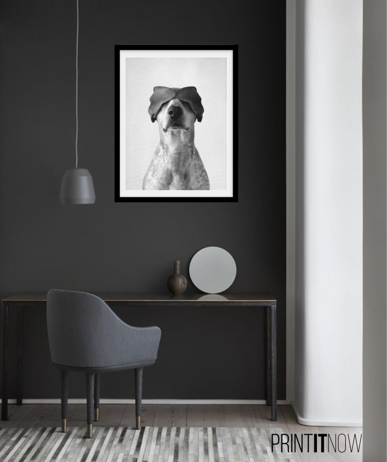 Dog Print Nursery Animal Decor Wall Art Large Printable | Etsy