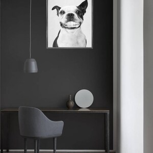 Dog Smile Print, Nursery Animal Decor Wall Art, Large Printable Poster ...