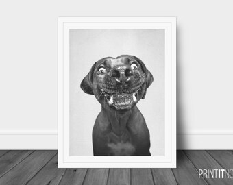 Dog Print Animal Wall Decor Art Large Printable Poster - Etsy