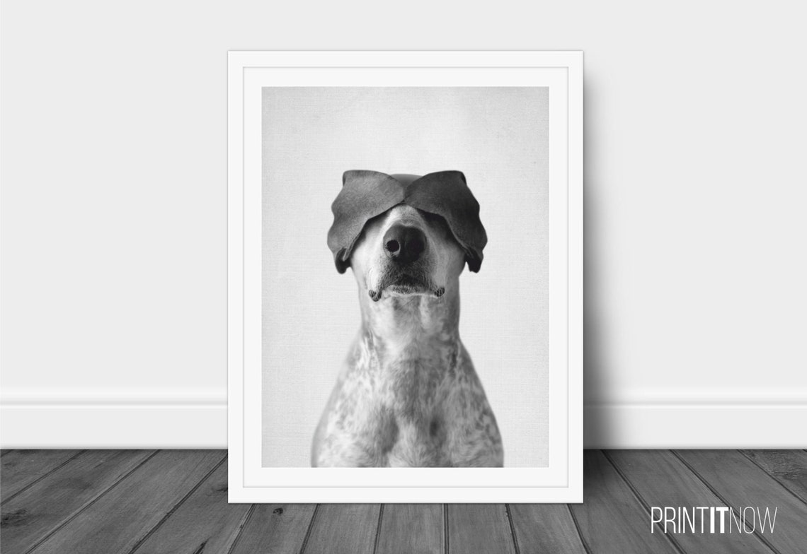 Dog Print Nursery Animal Decor Wall Art Large Printable | Etsy