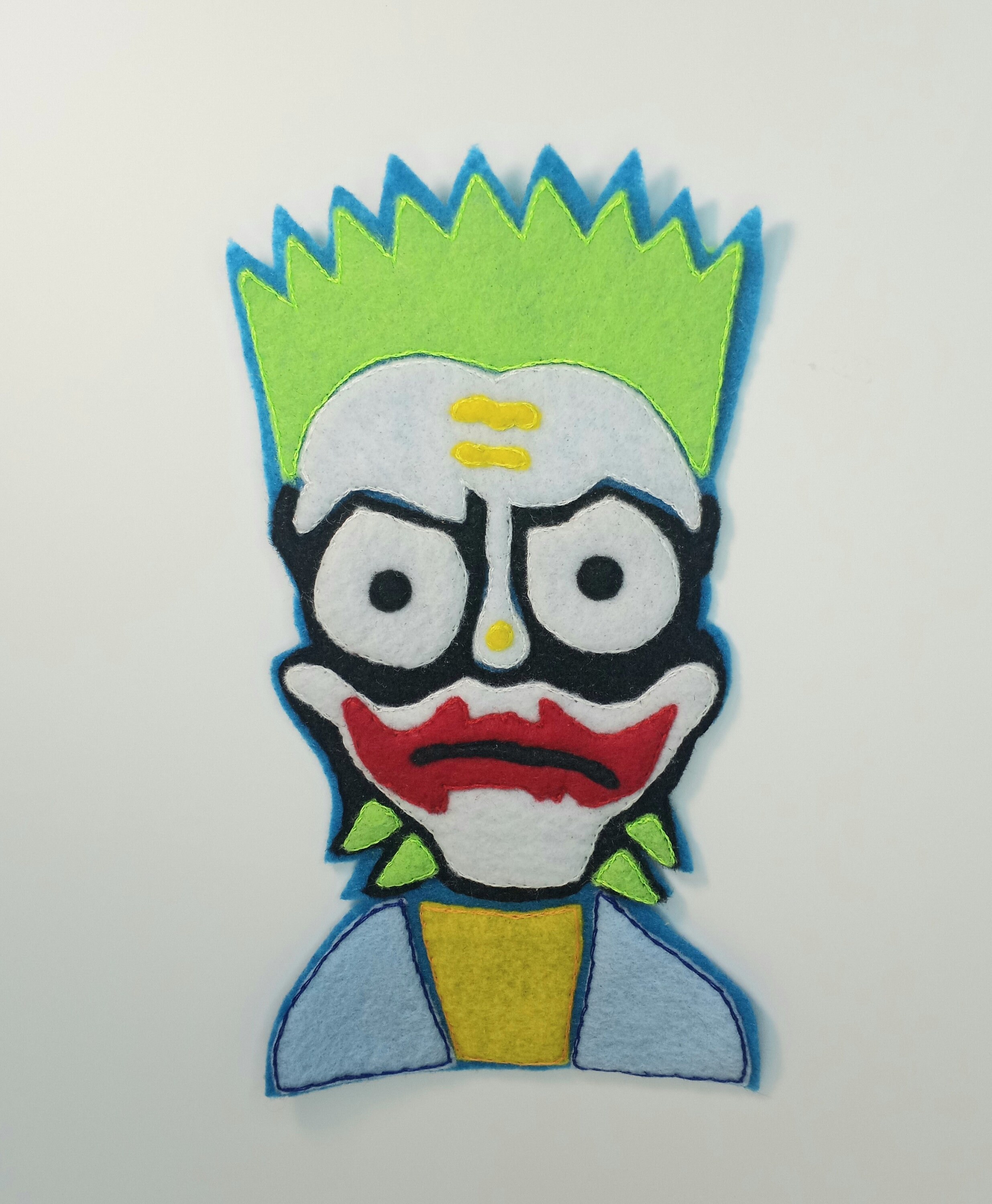 Bart Simpson Cross Over the Joker - Etsy