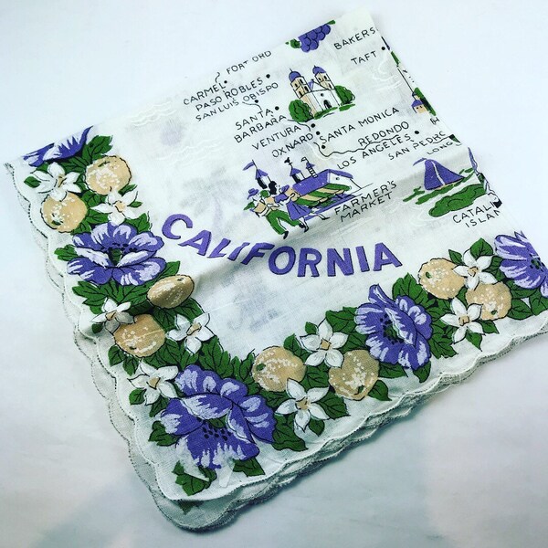 State Handkerchief - Etsy
