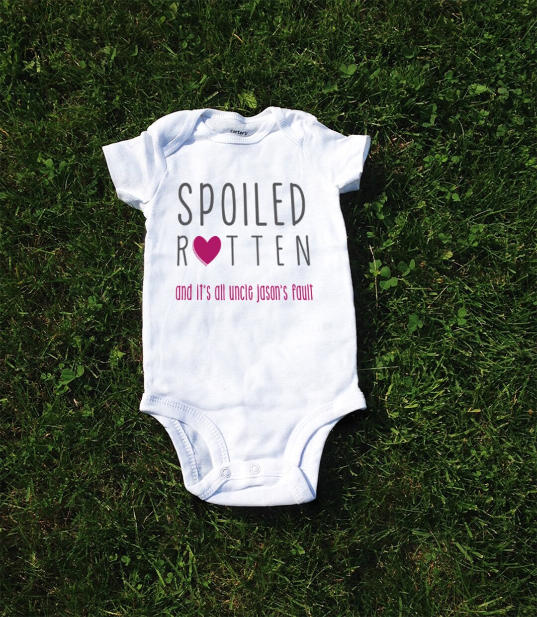 Traje personalizado Spoiled Rotten Baby / Romper Spoiled Rotten and It ...