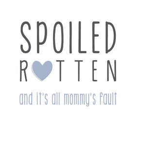Personalized Spoiled Rotten Baby Bodysuit / Romper - "spoiled Rotten ...