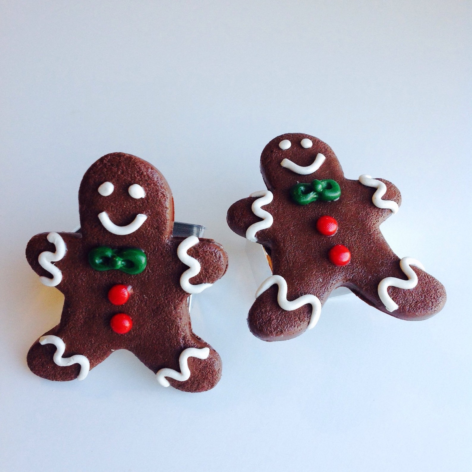 Gingerbread Men Napkin Rings, Winter or Christmas Table Decoration ...