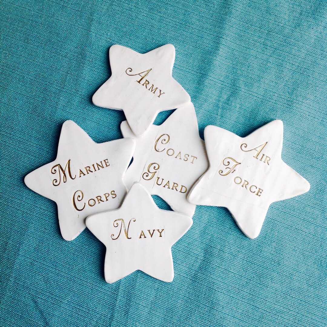Patriotic Star Military Magnet, Simple White Kitchen Decoration, Air ...