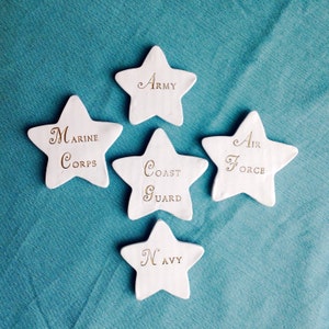 Patriotic Star Military Magnet, Simple White Kitchen Decoration, Air ...