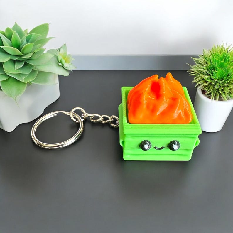 3D Printed Dumpster Fire Clicker: Funny Stress Relief Fidget Toy - Etsy