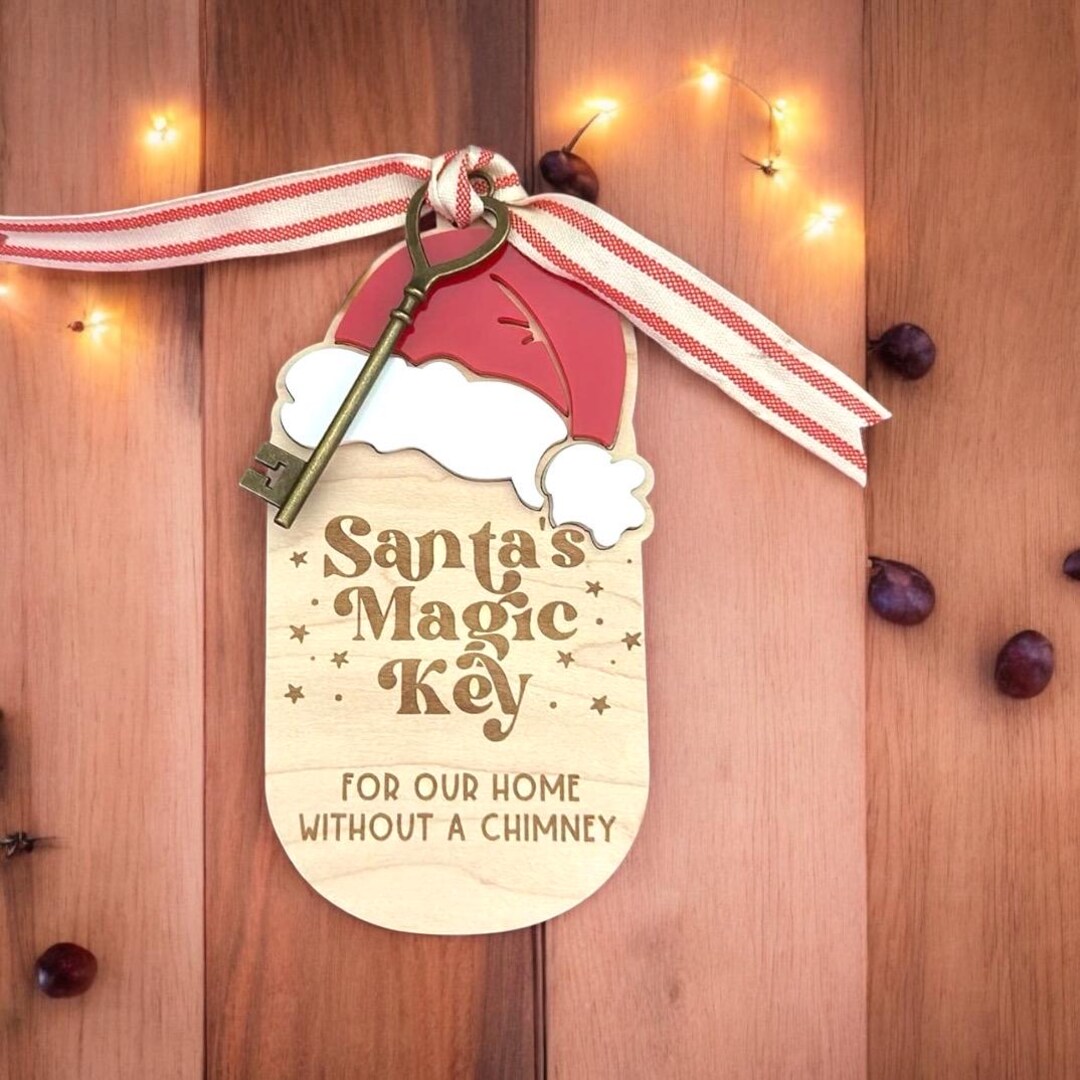 Santa's Magic Key Ornament: Christmas Eve Tradition - Etsy