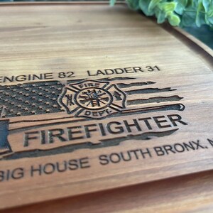 Fireman, Firefighter, Cutting Board, Personalize, Engraved, Cutting ...