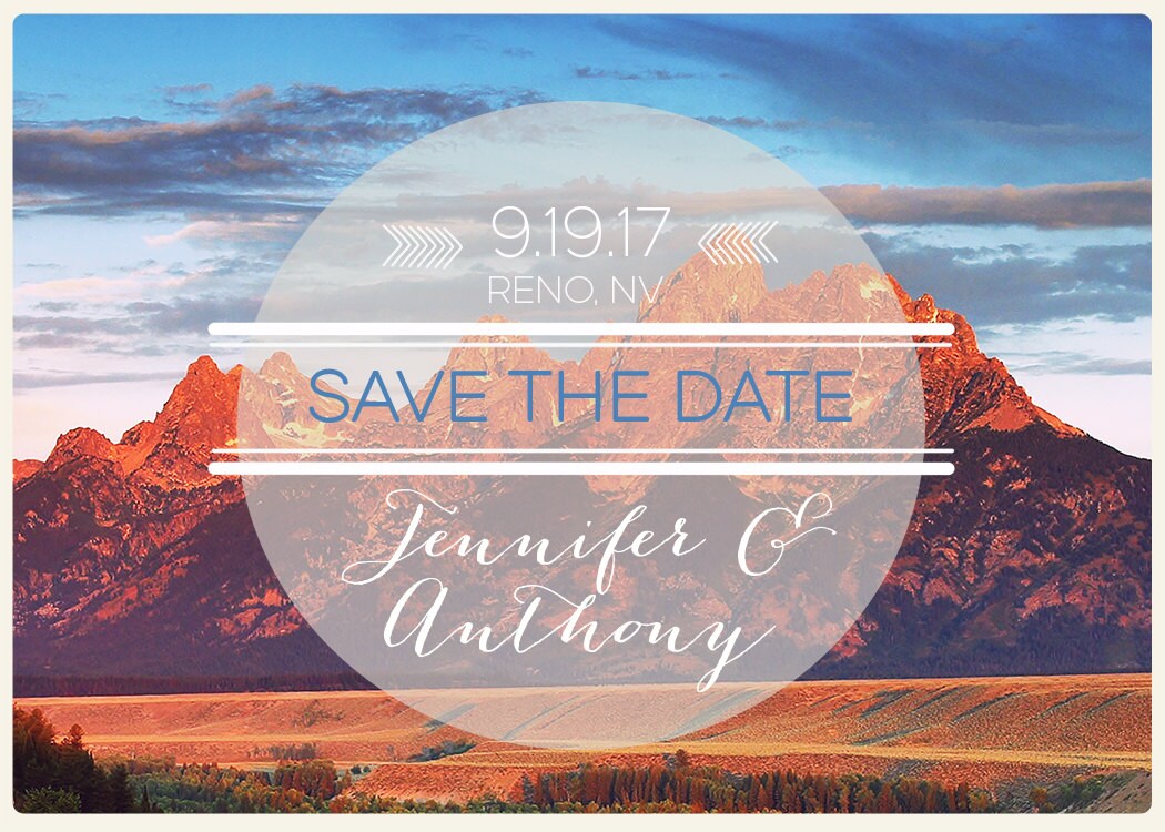 Custom Invitation Save the Date Postcard Front & Back Design 5x7 ...