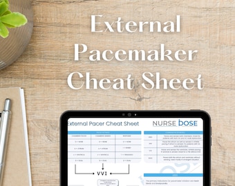 Ccrn Cheat Sheet - Etsy