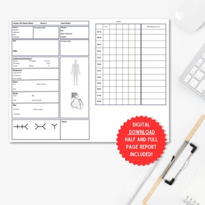 CVICU Nurse Report Sheet: Cardiac RN Brain Sheet (digital Download) - Etsy
