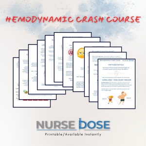 CCRN Hemodynamics Study Guide | ICU Nursing Crash Course & Critical ...