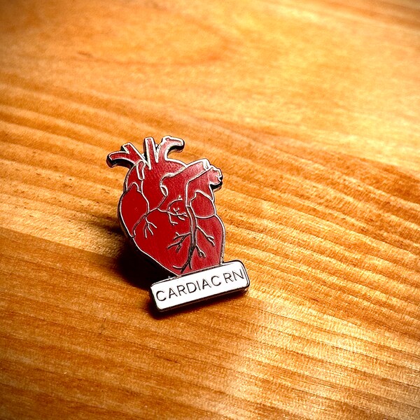 Heart Pin - Etsy