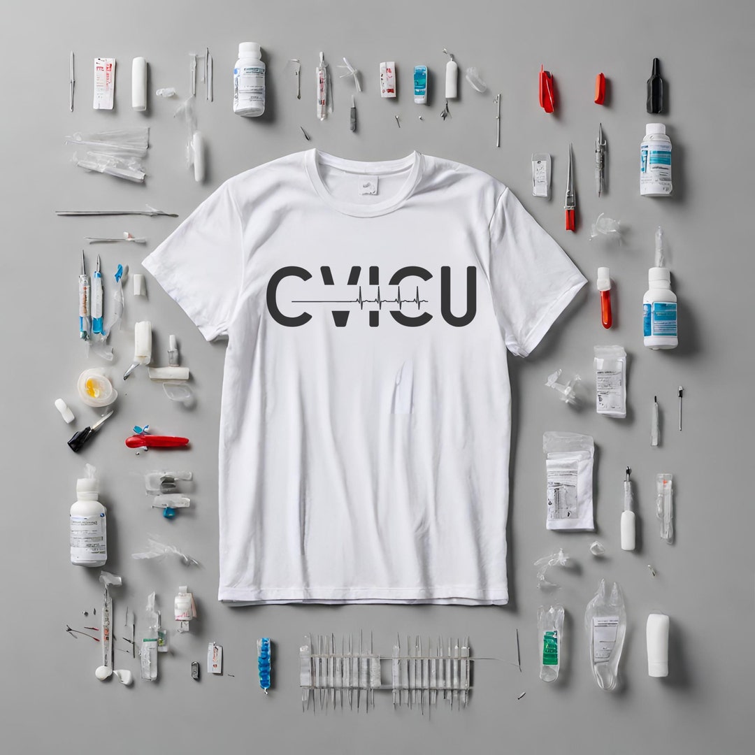 CVICU Cardiac Nurse Fixing Broken Hearts EKG Shirt, Cath Lab Nurse T ...