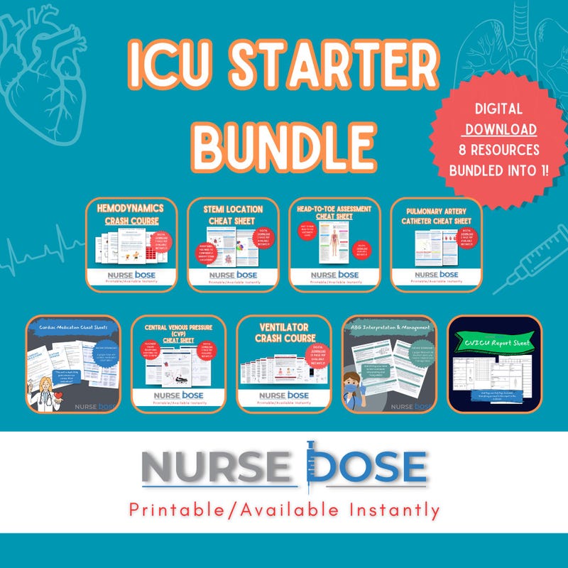 Icu Book Nursing - Etsy