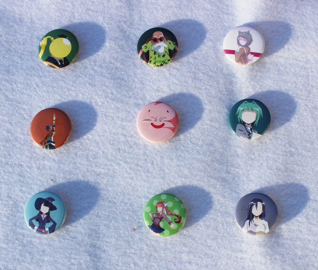 Anime Buttons - Etsy