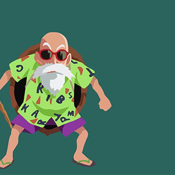 Master Roshi Png - Etsy